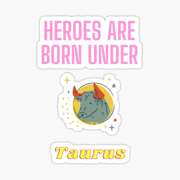 "Taurus" Sticker by martmurray | Redbubble