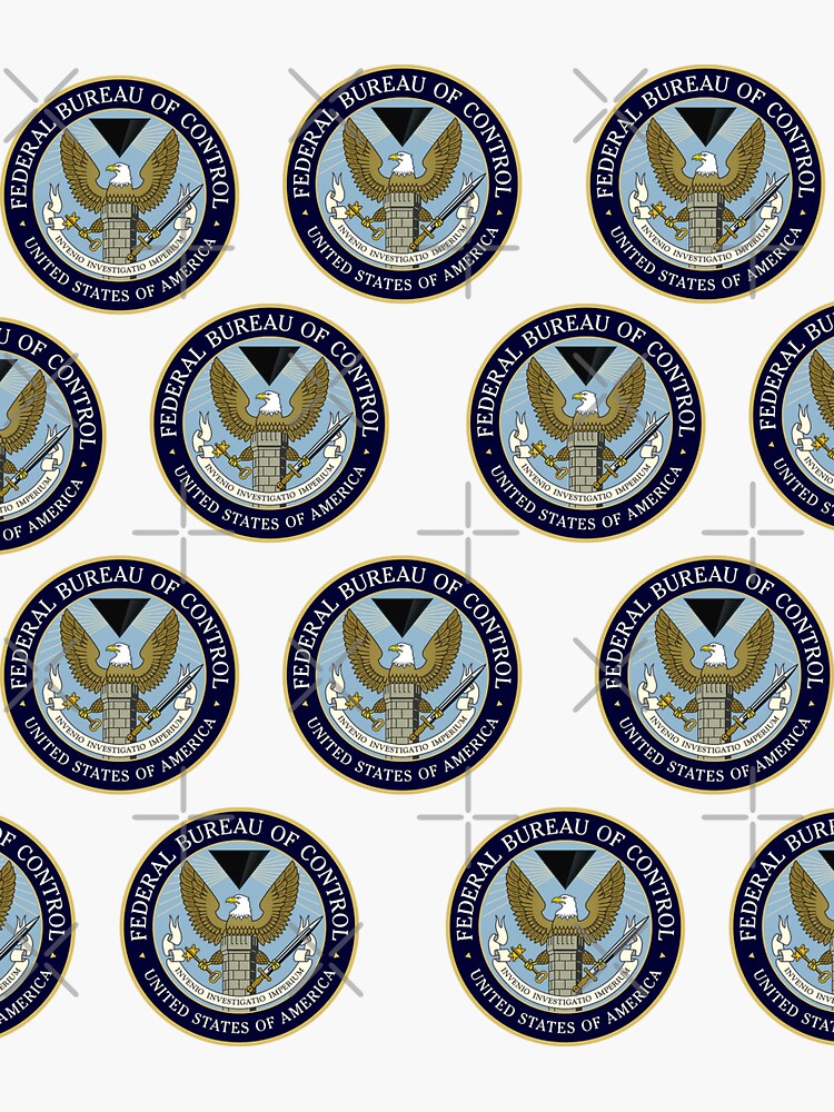 "Federal Bureau of Control | Control Game Logo | Clean Logo" Sticker by ...