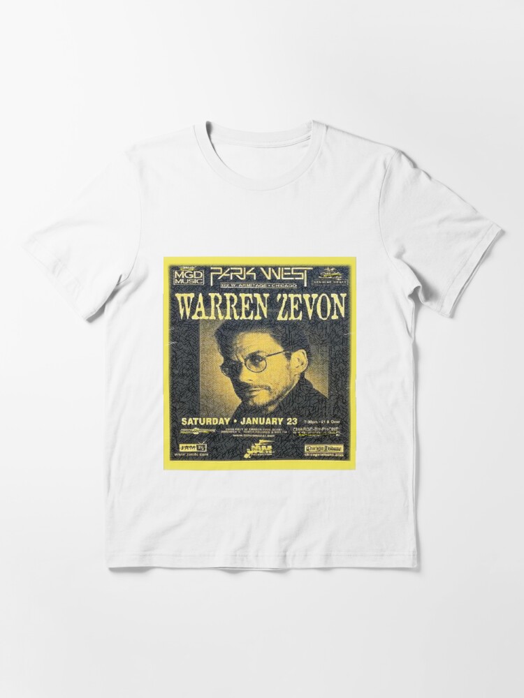 "Warren Zevon Vintage Concert Poster " T-shirt for Sale by ...