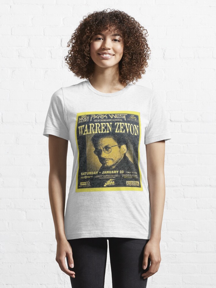 "Warren Zevon Vintage Concert Poster " T-shirt for Sale by ...