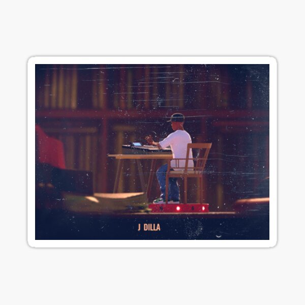 "J Dilla MPC Print" Sticker for Sale by ENON23 | Redbubble
