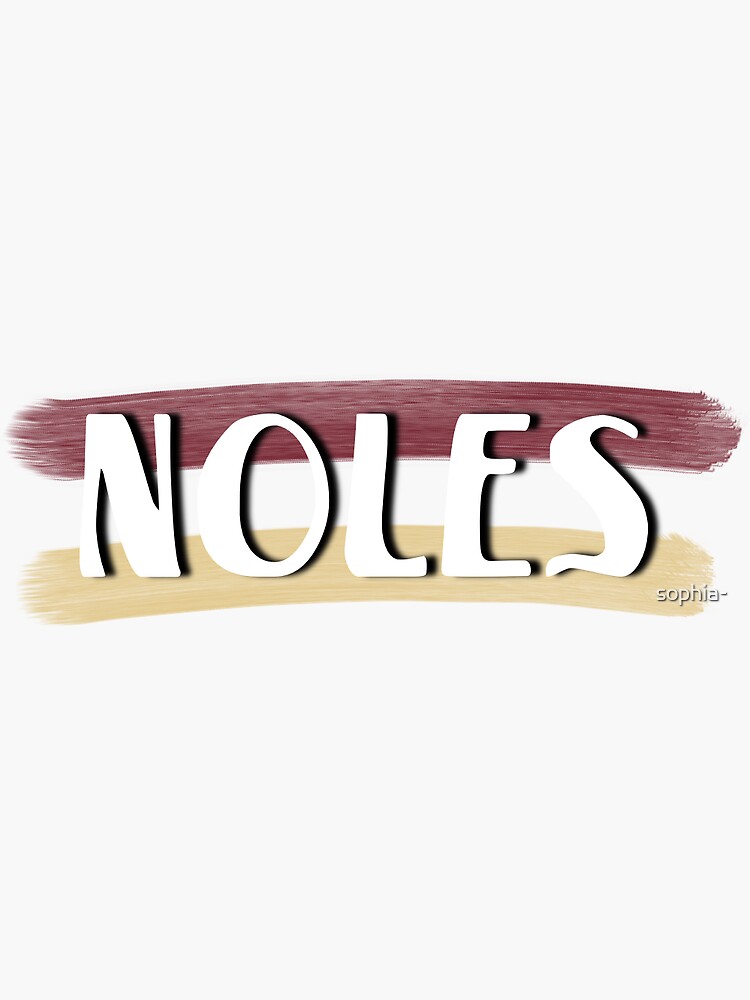 "FSU Noles" Sticker for Sale by sophia- | Redbubble