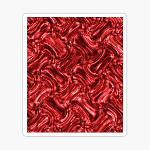 "Red Lozenge Glass" Sticker for Sale by BanjoboyArt | Redbubble