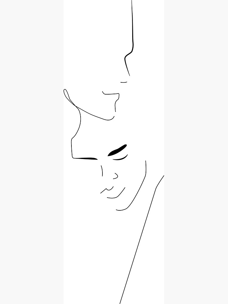 "Loving Hug - Minimalist Black" Poster for Sale by MazeMaterials ...