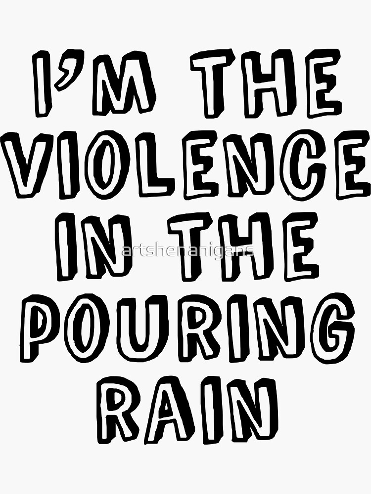 "hurricane" Sticker by artshenanigans | Redbubble