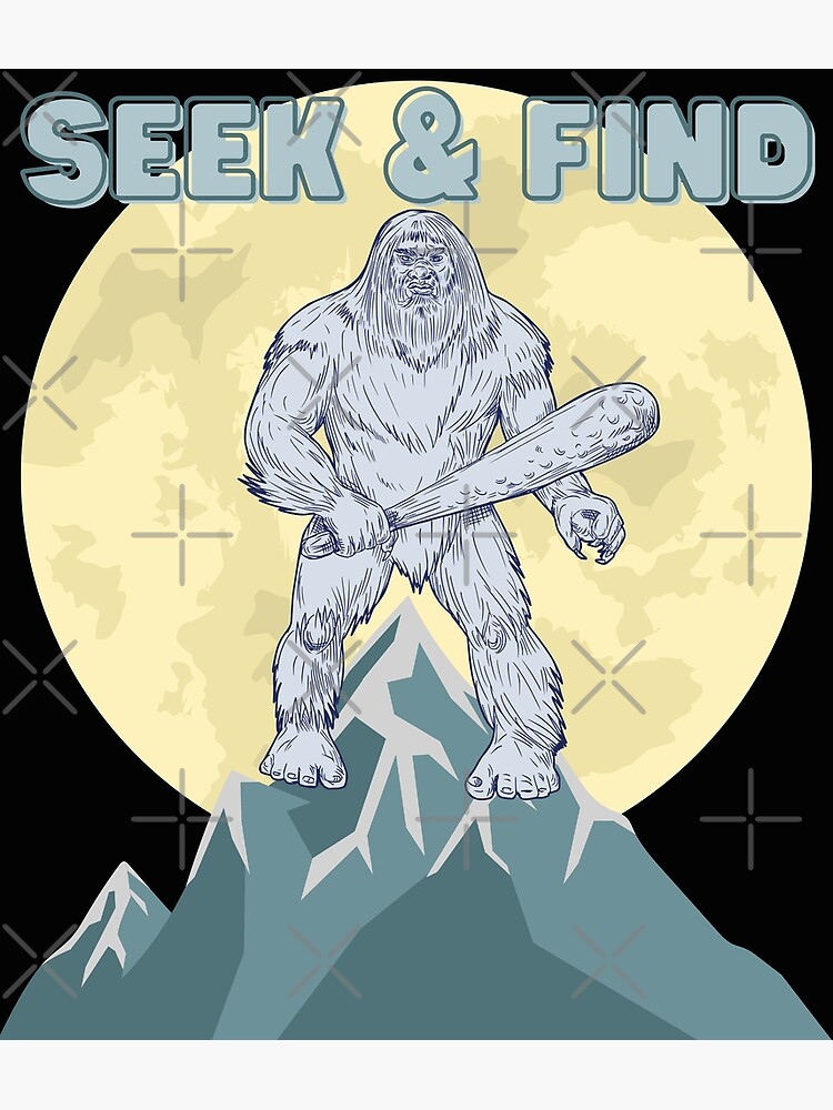 "Seek and Find, urban legend, creature, hide and seek champion, bigfoot ...