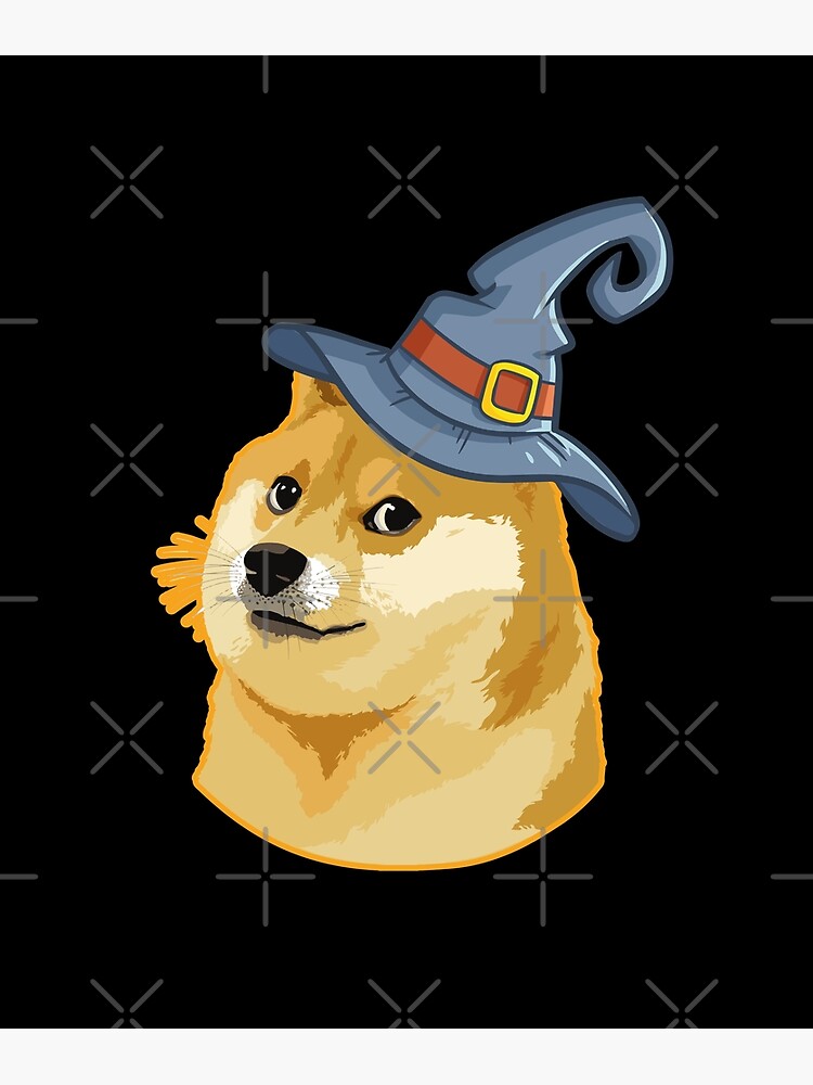 "Halloween Dog meme - Doge meme" Art Print for Sale by tinypurpleland ...
