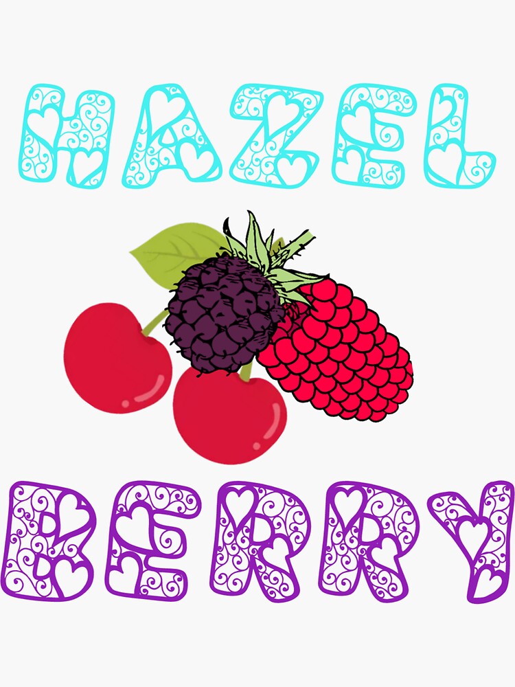 "hazel berry" Sticker for Sale by TrendWide | Redbubble