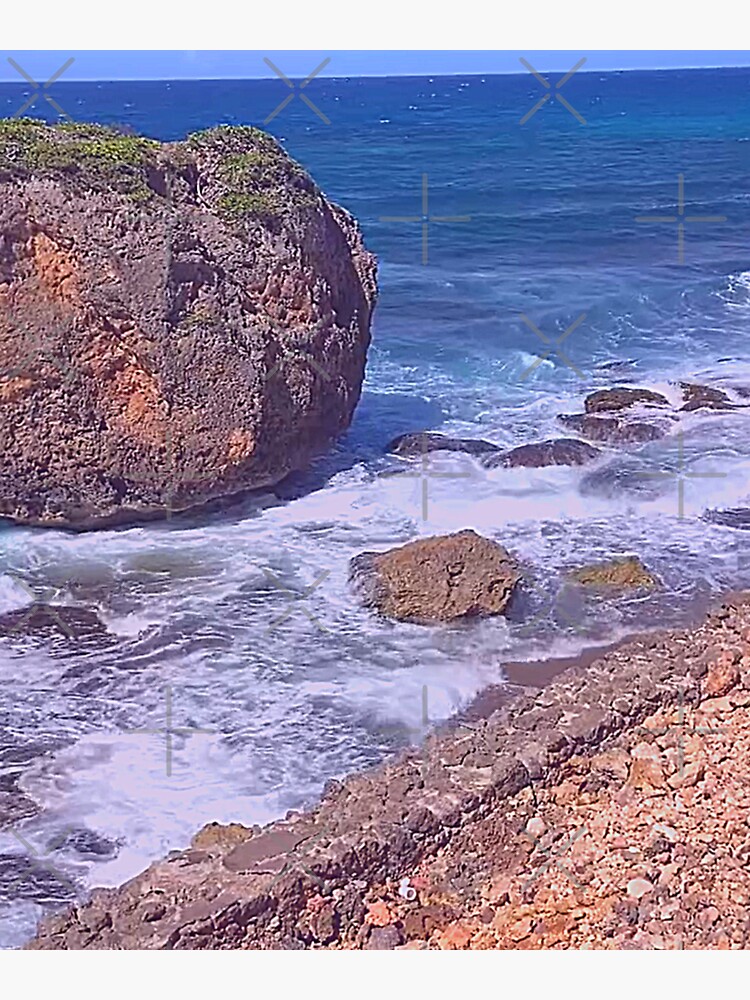 "Beach Isabela Puerto Rico" Sticker for Sale by WildestSeasons | Redbubble