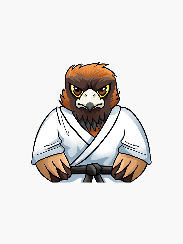 "Spar karate hawk" Sticker by Sparhawk-Merch | Redbubble