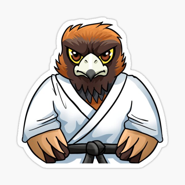 "Spar karate hawk" Sticker by Sparhawk-Merch | Redbubble
