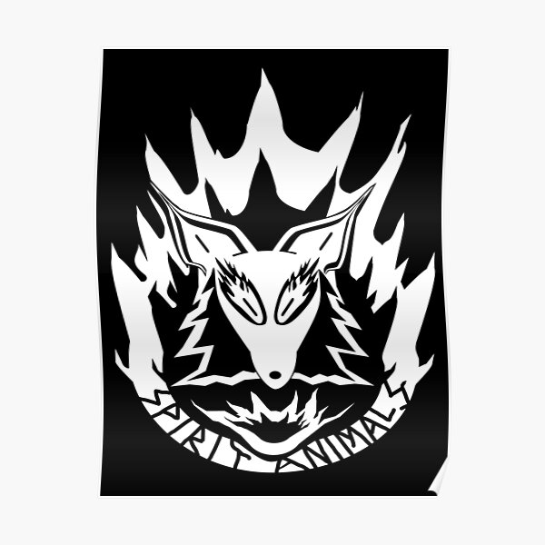 "Spirit Animals Logo" Poster for Sale by SpiritVoiceSwag | Redbubble