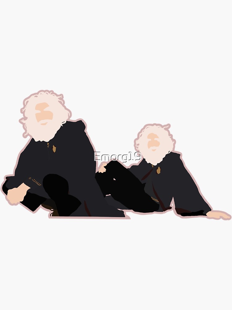 "Weasley Twins" Sticker for Sale by Emorg19 | Redbubble