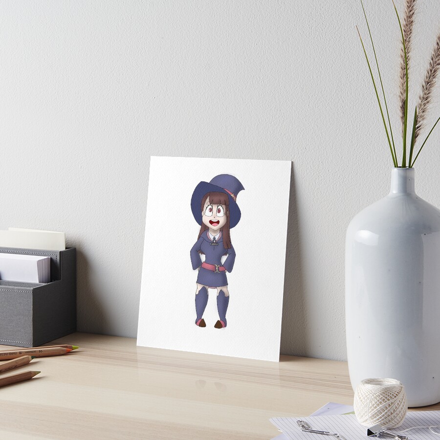 "Little Witch Academia- Chibi Akko" Art Board Print for Sale by ...