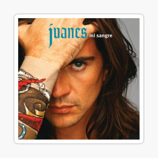 "Juanes Mi Sangre" Sticker for Sale by Westifornia | Redbubble