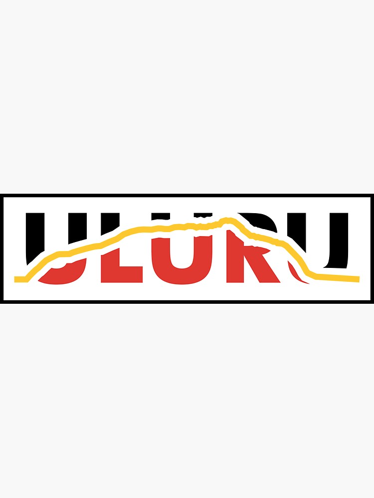 "Uluru" Sticker by DesignerTravel | Redbubble