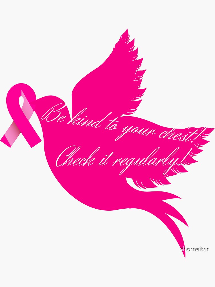 "Be kind to your chest..." Sticker for Sale by shornaiter | Redbubble