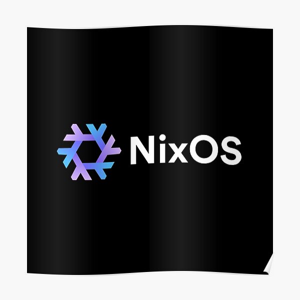"NixOS Logo " Poster by sammy232 | Redbubble