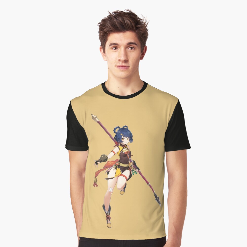 "Xiangling - Genshin Impact Peeker" Sticker for Sale by Kami-Anime ...