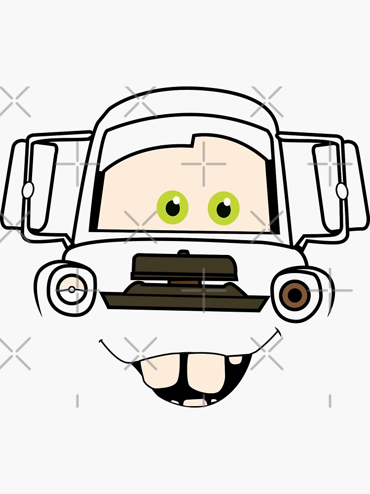 "Mater" Sticker for Sale by BigDayPascal | Redbubble