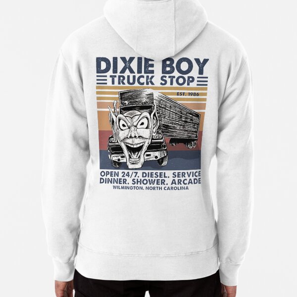 "Vintage Dixie boy truck stop Open 24/7 diesel service dinner shower ...