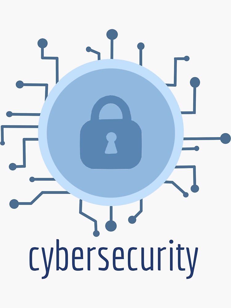 "Cybersecurity" Sticker for Sale by stellarsticker | Redbubble