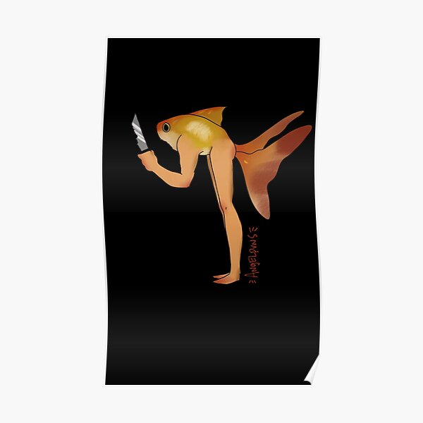 "merman" Poster by Bloodypupil | Redbubble