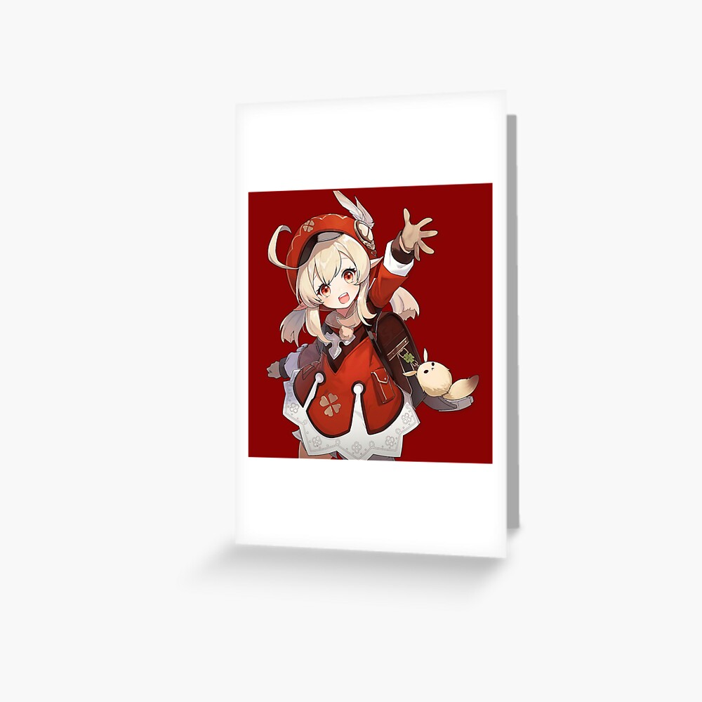 "Genshin Impact Klee" Greeting Card by egrjhn | Redbubble