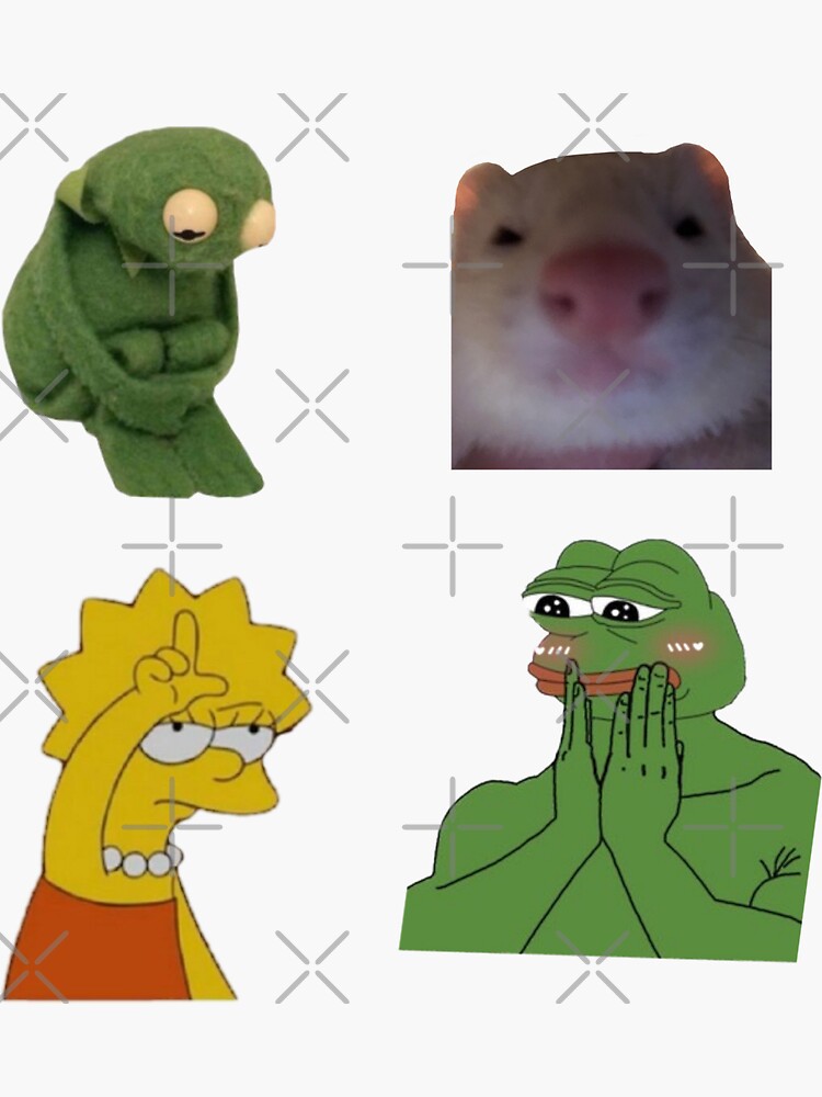 "Meme Pack" Sticker for Sale by creatingcat | Redbubble