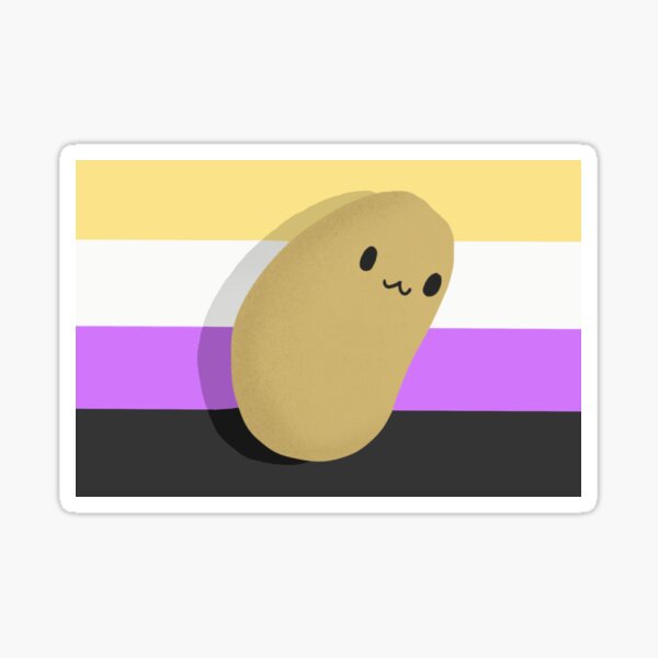 "cute non-binary pride flag " Sticker for Sale by hachumivibes | Redbubble