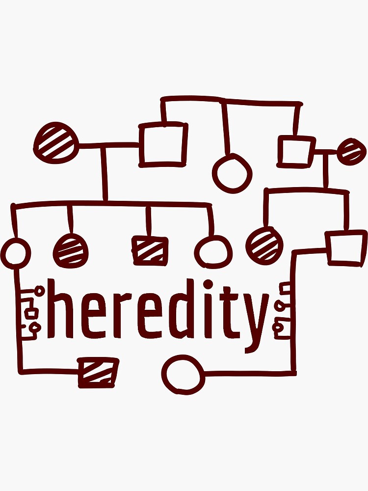 "Heredity" Sticker for Sale by stellarsticker | Redbubble