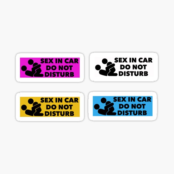 Sex In Car Sticker For Sale By Artemspl Redbubble