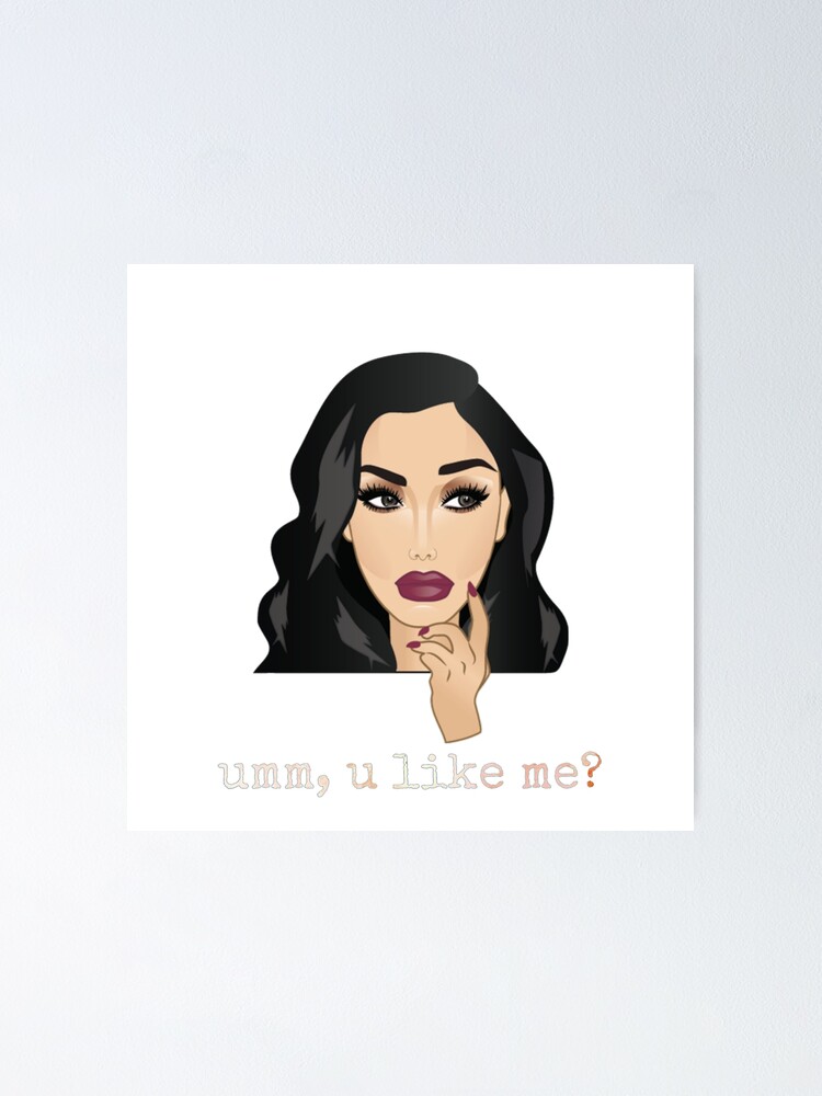 "Huda kattan" Poster by Uniquevibe02 | Redbubble
