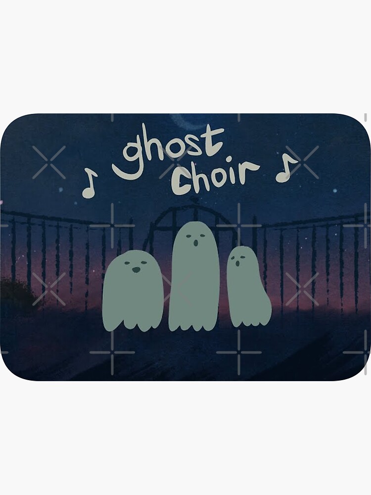 "Ghost Choir" Sticker for Sale by SortaFire | Redbubble