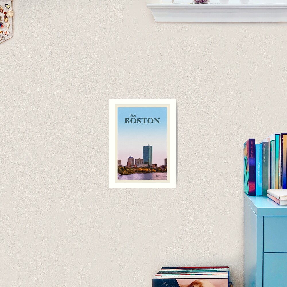 "Visit Boston " Poster for Sale by Callum Gardiner | Redbubble
