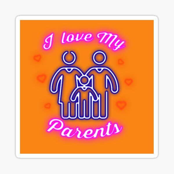 "Parents" Sticker for Sale by Adil786siddiqui | Redbubble