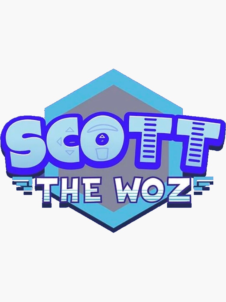 Pegatina «Scott el logotipo de woz» de memelordKING | Redbubble