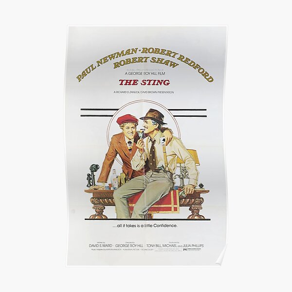 "The Sting" Poster for Sale by Kevgar | Redbubble