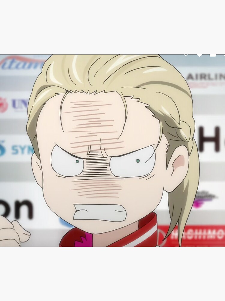 "Angry yuri" Sticker by SBence433 | Redbubble