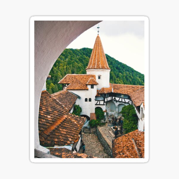 "castelul bran" Sticker for Sale by cacucinatanael | Redbubble