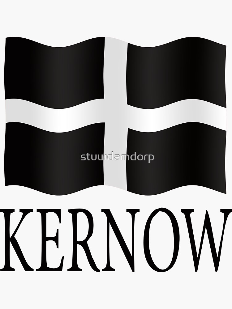 "Cornish flag" Sticker for Sale by stuwdamdorp | Redbubble