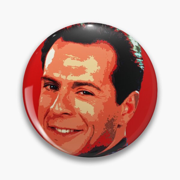 Bruce Willis Pins and Buttons | Redbubble