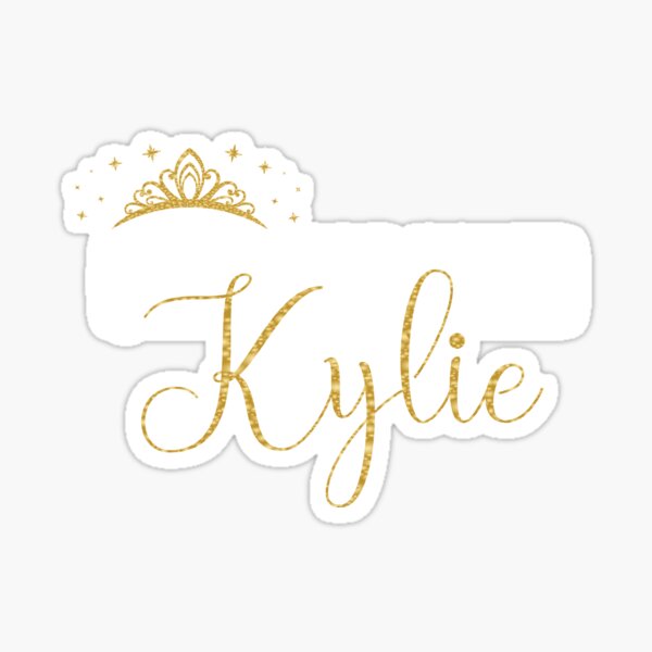 "Queens Are Named Kylie Personalized First Name Girl graphic" Sticker ...