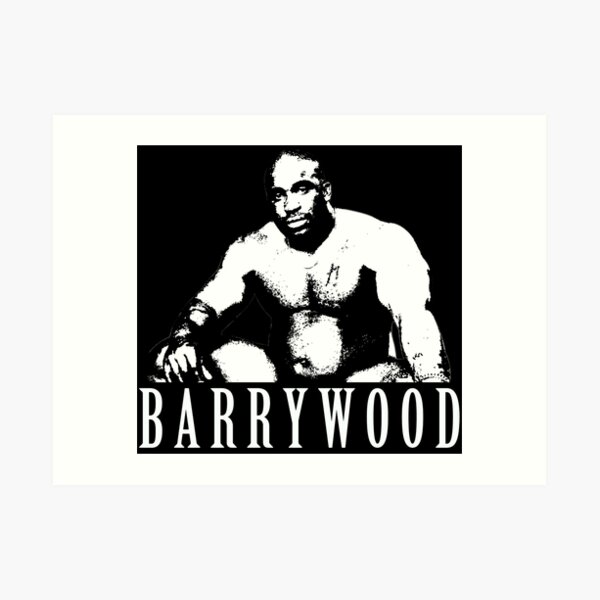 "BARRY WOOD - NAKED MAN SITTING ON A BED (Stencil)" Art Print for Sale ...