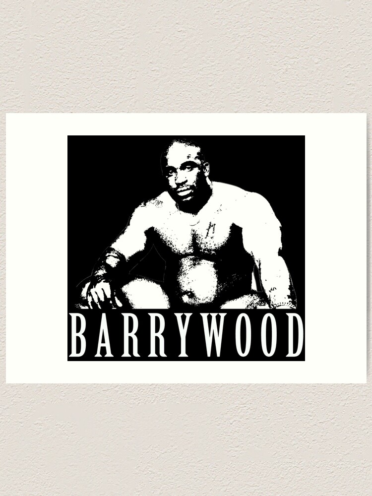 "BARRY WOOD - NAKED MAN SITTING ON A BED (Stencil)" Art Print for Sale ...
