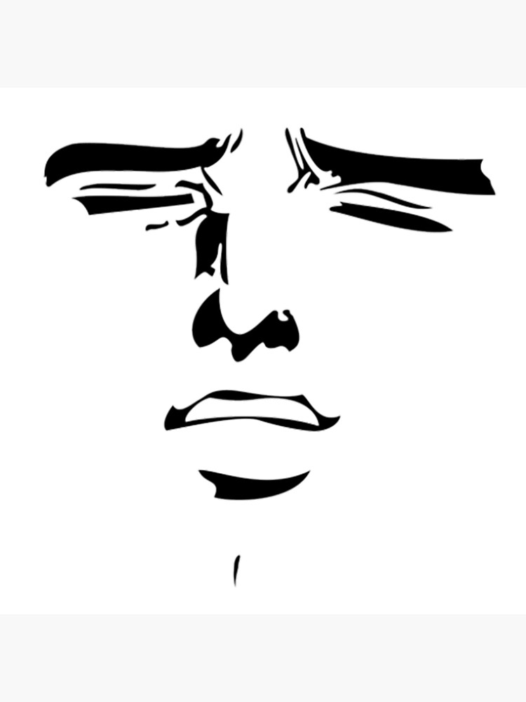 "Satisfied Face Meme" Poster by Cat2D | Redbubble