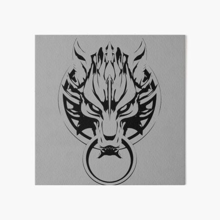 "Final Fantasy 7 Cloud Fenrir Logo" Art Board Print for Sale by ...