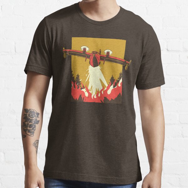 "AERIAL FIREFIGHTING" T-shirt for Sale by iBruster | Redbubble ...