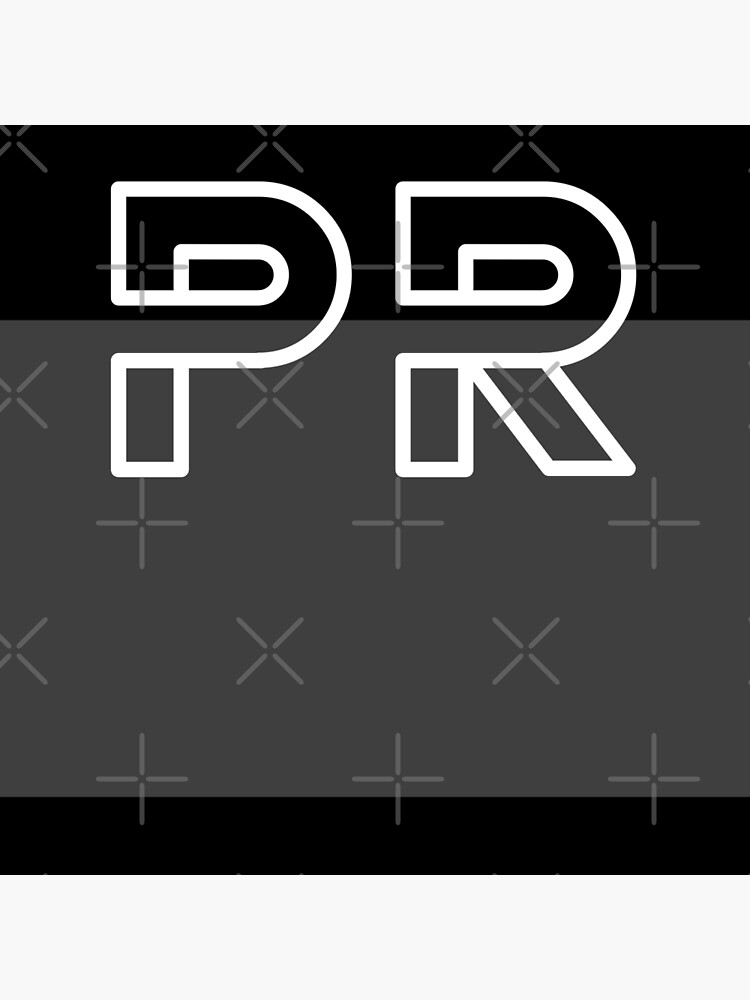 "PR" Poster by Adisak-designs | Redbubble