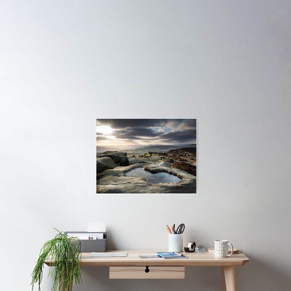 "Stanage Edge Pool" Poster by RoyChilds | Redbubble